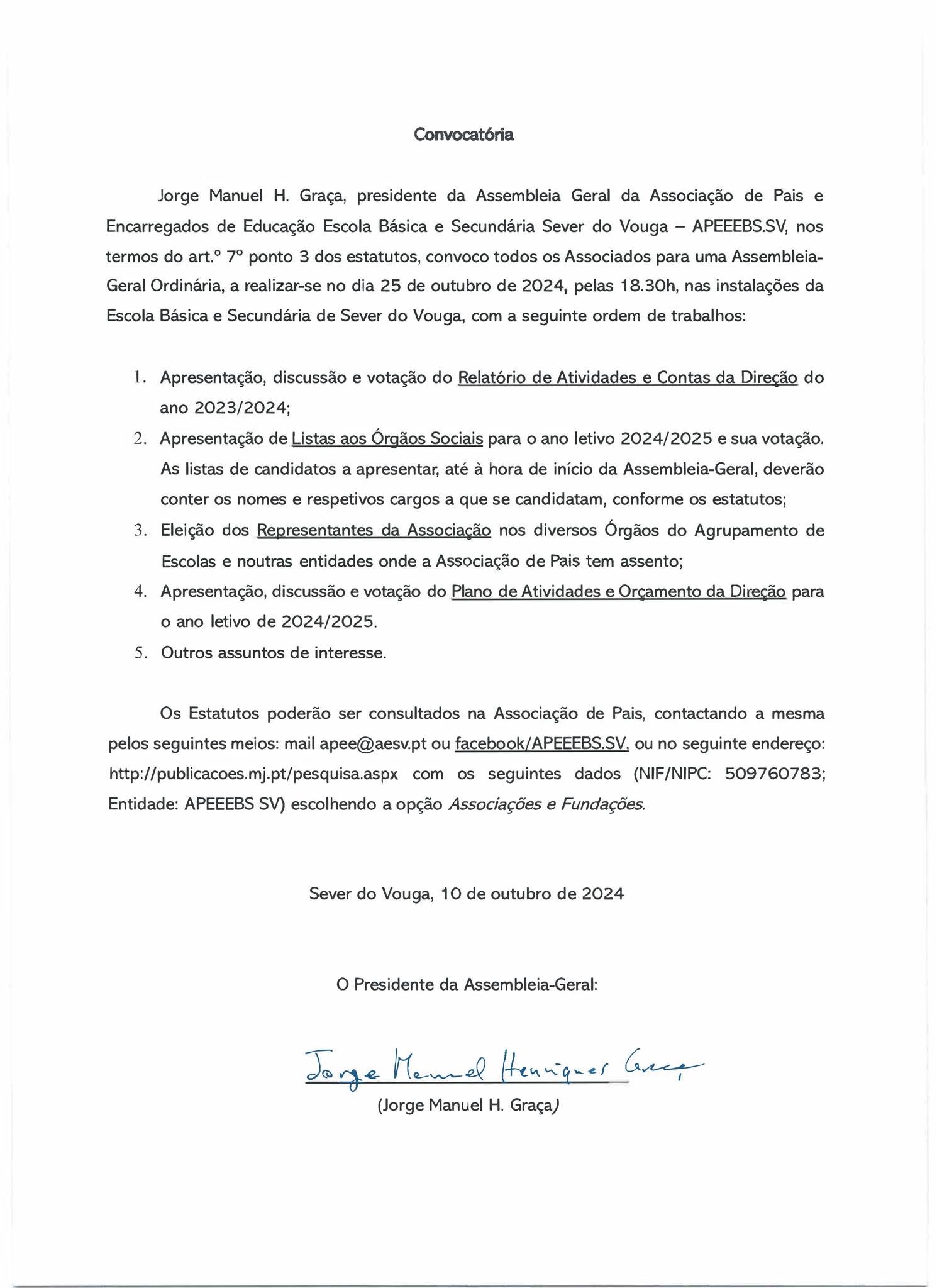 AESV - Agrupamento de Escolas de Sever do Vouga